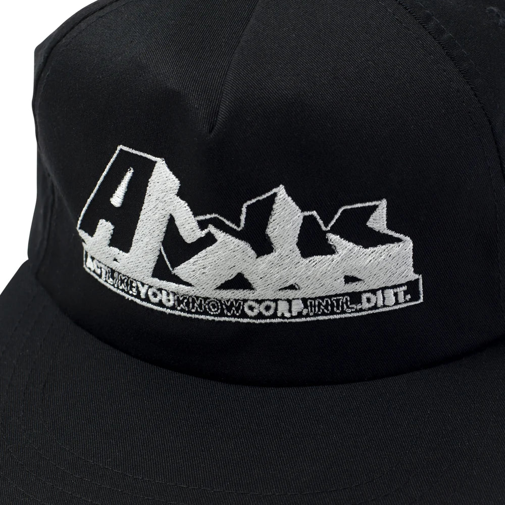 ALYK - Corp 5 Panel Cap Black • Silent Store