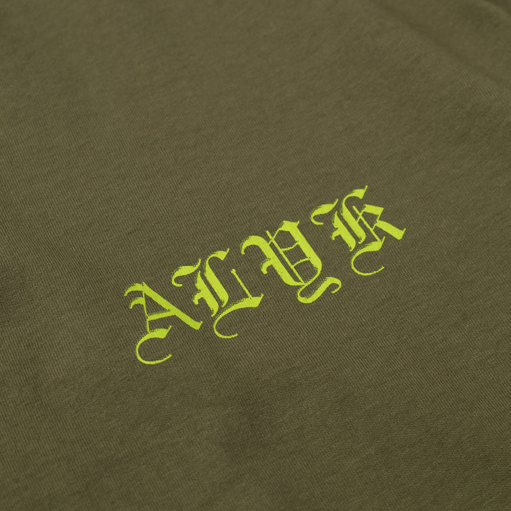 ALYK - BODY COUNT - SHORT SLEEVE T-SHIRT ARMY GREEN • Silent Store