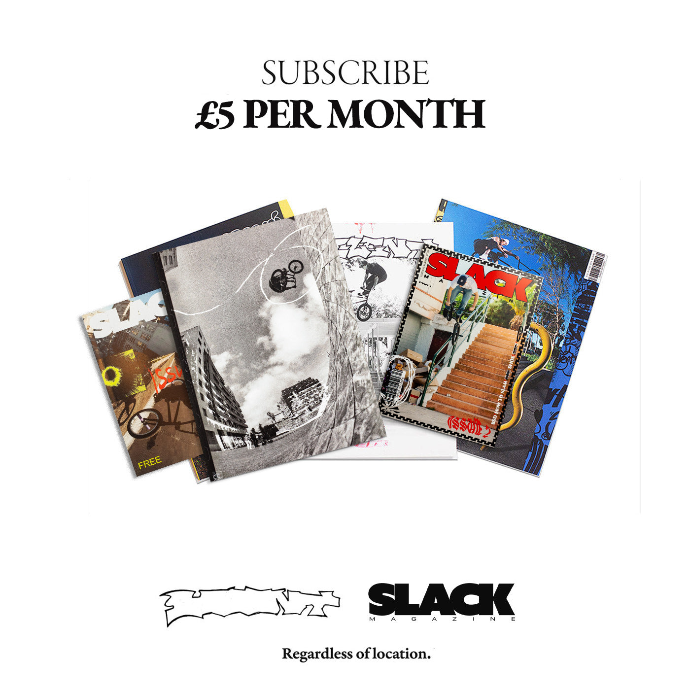Silent + Slack Magazine Subscription - Only £5 per month • Silent Store