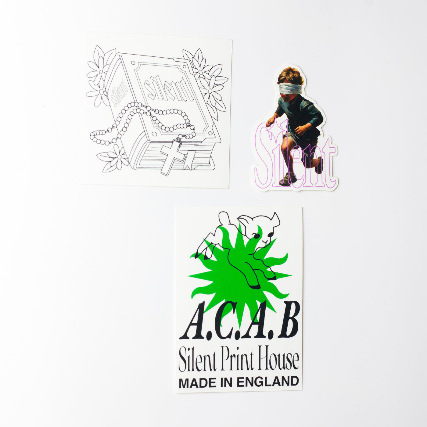 "Silent S24" Sticker Pack • Silent Store